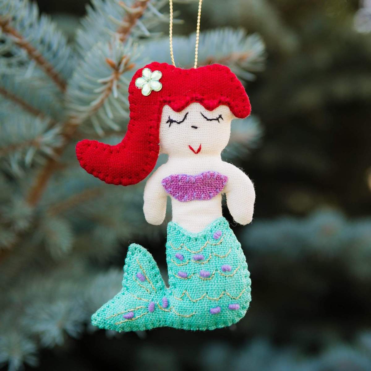 Adorable Felt Ornaments – Hickory and Elm